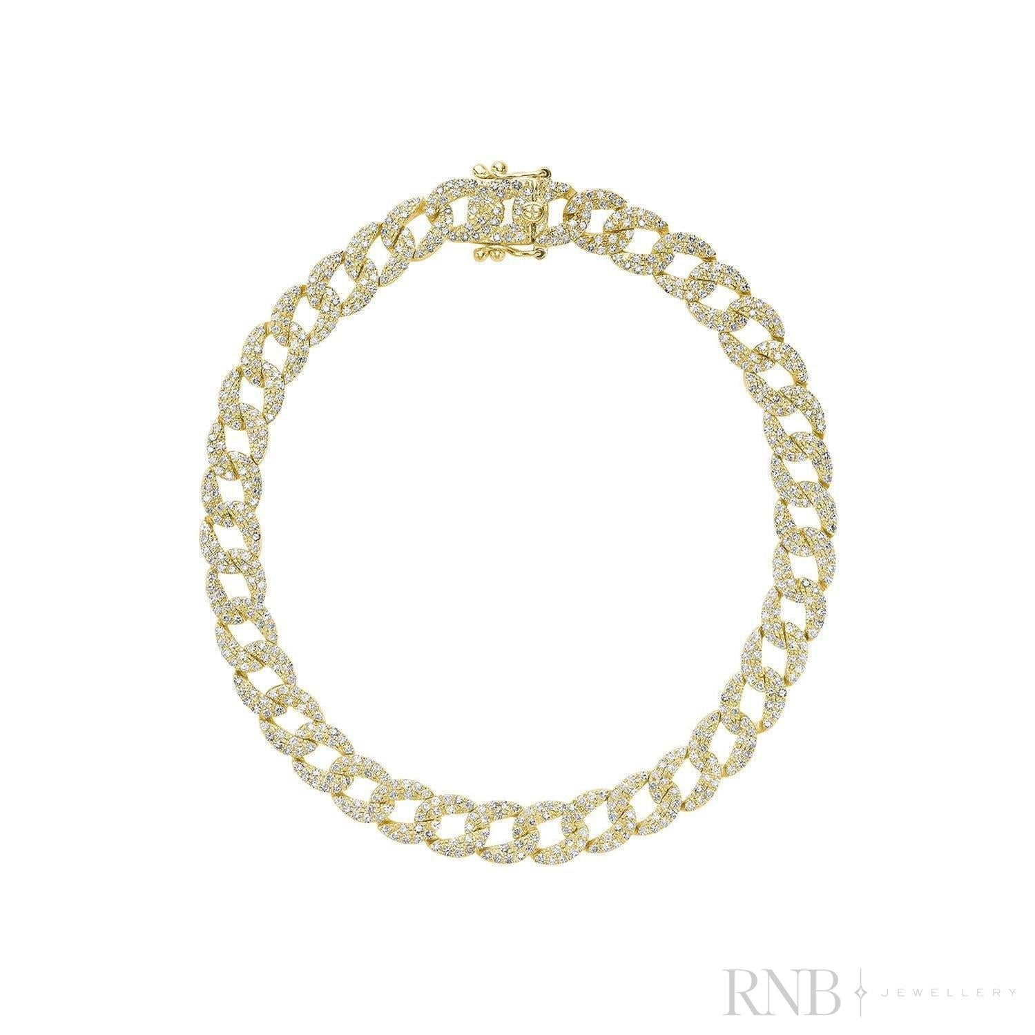 Cuban Link Diamond Bracelet